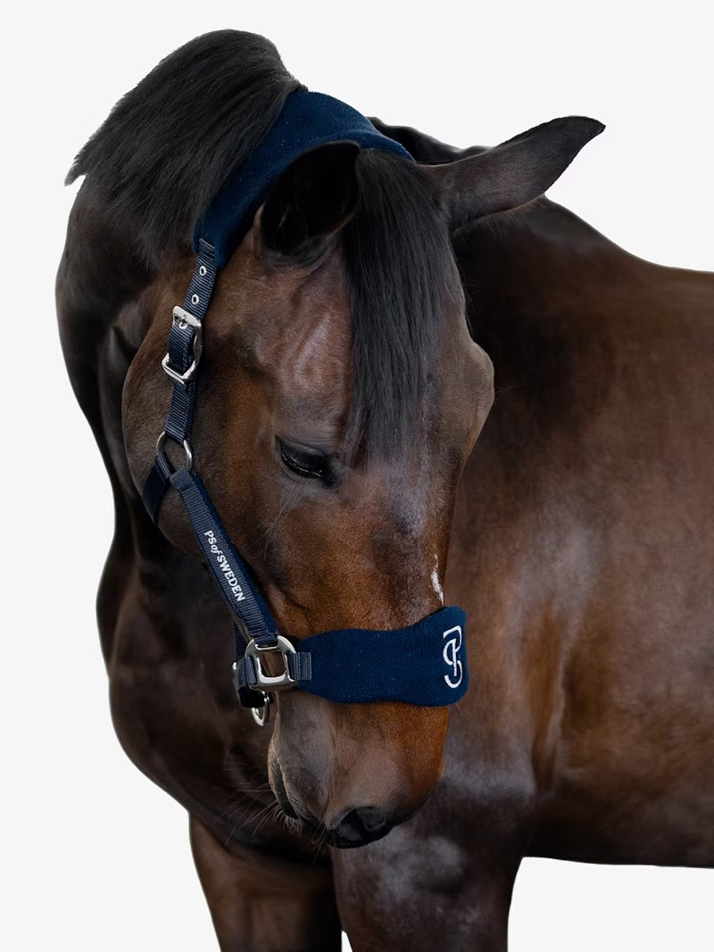 PSOS Fleece Halter, Navy – Leader Equine